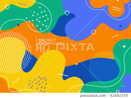 Abstract background trendy colorful splash cartoon - Stock Illustration ...