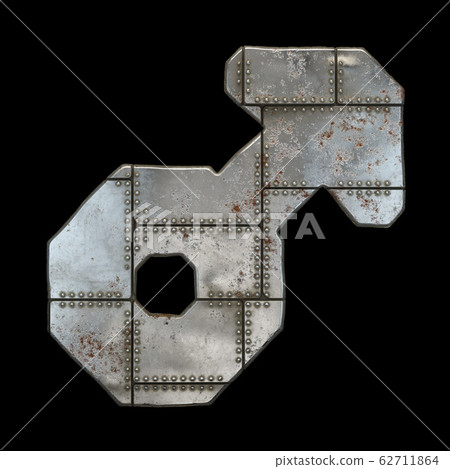 Industrial metal symbol male on black... - Stock Illustration [62711864 ...