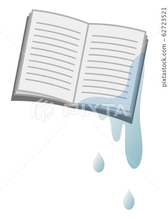 Notebook wet with water - Stock Illustration [62723521] - PIXTA