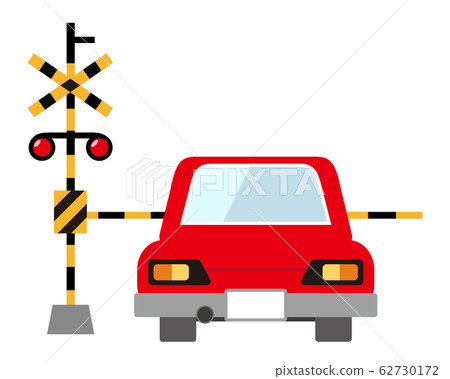 Railroad crossing railway car icon - Stock Illustration [62730172] - PIXTA