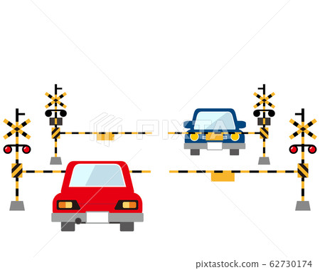 Railroad crossing railway car icon - Stock Illustration [62730174] - PIXTA