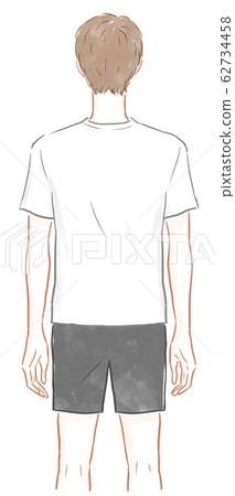 Male back - Stock Illustration [62734458] - PIXTA
