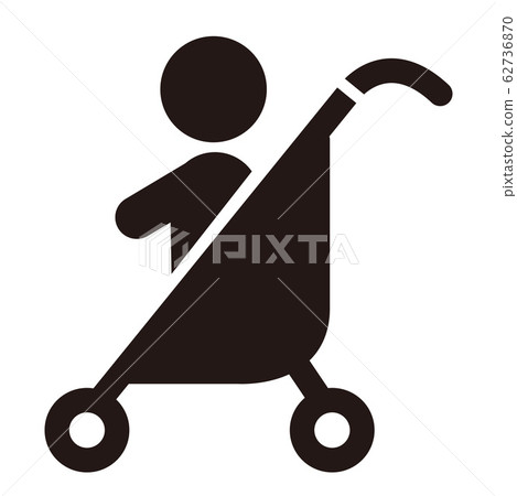 vector, vectors, pushchair - Stock Illustration [62736870] - PIXTA