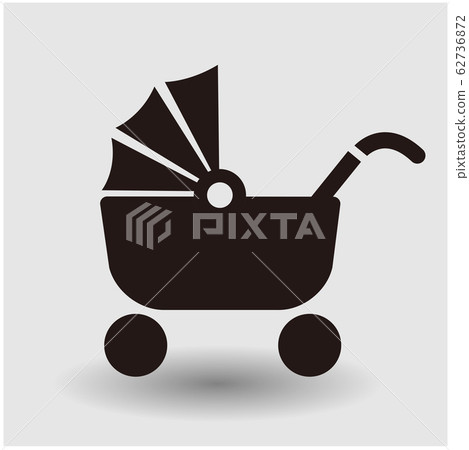 vector, vectors, pushchair - Stock Illustration [62736872] - PIXTA