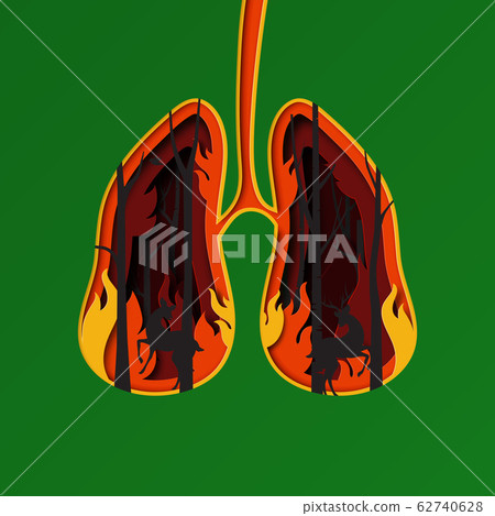 Stop forest fire poster template... - Stock Illustration [62740628] - PIXTA