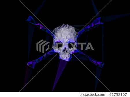 Abstract polygon skull - Stock Illustration [62752107] - PIXTA