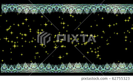 Geometric pattern curve border & glitter... - Stock Illustration ...