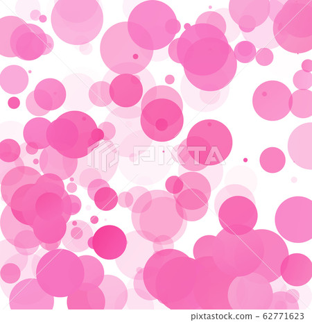 Bubbles Unique Pink Bright Vector Background - Stock Illustration ...