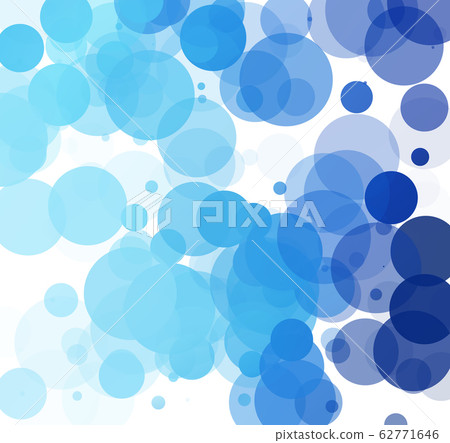 Bubbles Unique Blue Bright Vector Background - Stock Illustration ...