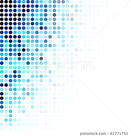 Blue Random Dots Background, Creative Design - Stock Illustration ...