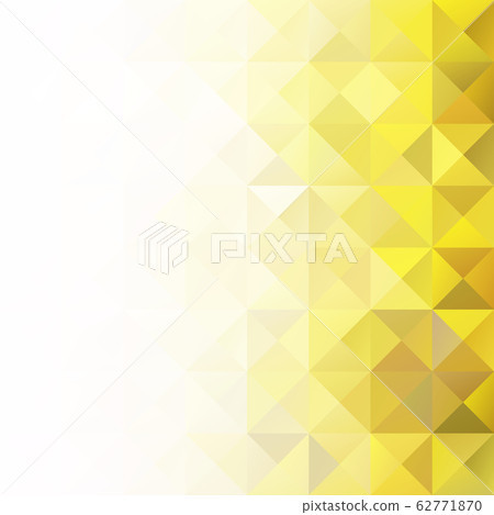Yellow Grid Mosaic Background, Creative Design - Stock Illustration ...