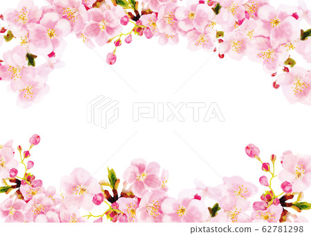 Cherry tree frame - Stock Illustration [62781298] - PIXTA