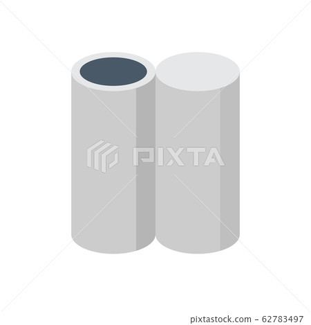 steel pipe icon - Stock Illustration [62783497] - PIXTA