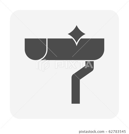 gutter cleaning icon - Stock Illustration [62783545] - PIXTA