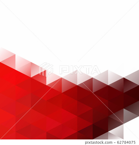 Red Grid Mosaic Background, Creative Design - Stock Illustration ...