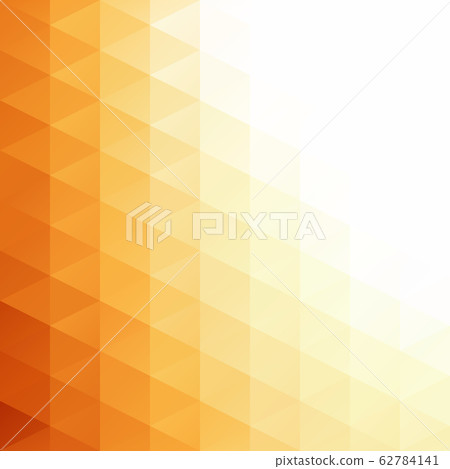 Orange Grid Mosaic Background, Creative Design - Stock Illustration ...