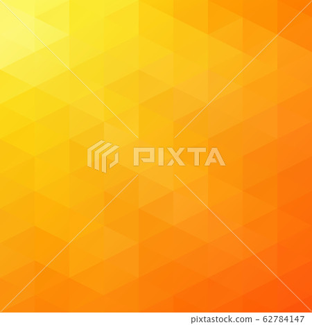 Orange Grid Mosaic Background, Creative Design - Stock Illustration ...