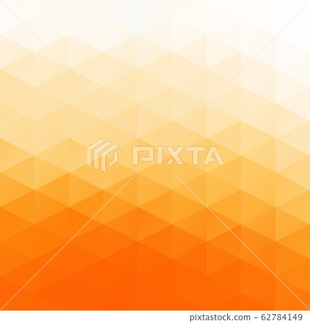Orange Grid Mosaic Background, Creative Design - Stock Illustration ...