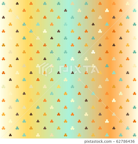 Retro trefoil pattern. Seamless vector - Stock Illustration [62786436 ...