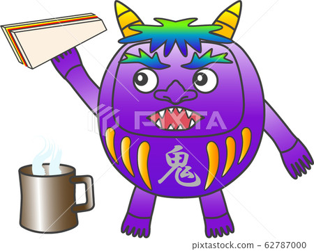 Dharma-shaped purple demon: 008 - Stock Illustration [62787000] - PIXTA
