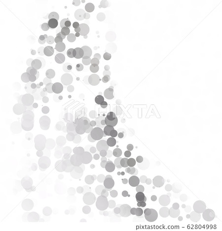 Bubbles Circle Dots Unique Gray White Bright - Stock Illustration ...
