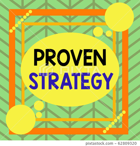 Handwriting text Proven Strategy. Concept meaning - Stock Illustration ...