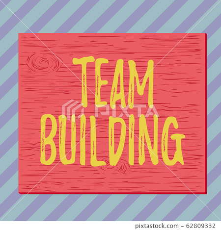 Handwriting text writing Team Building. Concept - Stock Illustration ...
