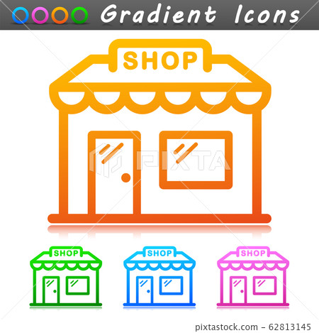 Vector shop symbol icon design - Stock Illustration [62813145] - PIXTA