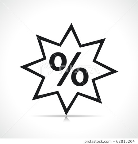 Vector discount sign symbol icon - Stock Illustration [62813204] - PIXTA