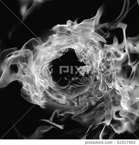 Abstract circular flame - Stock Illustration [62817802] - PIXTA