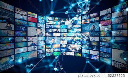 Video and Network - Stock Illustration [62827623] - PIXTA