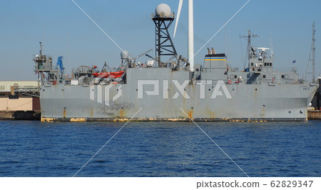Destroyer Ship Side View
