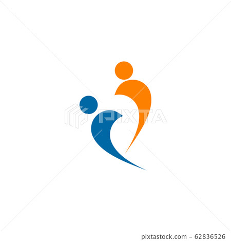 Human character icon logo design vector template - Stock Illustration ...