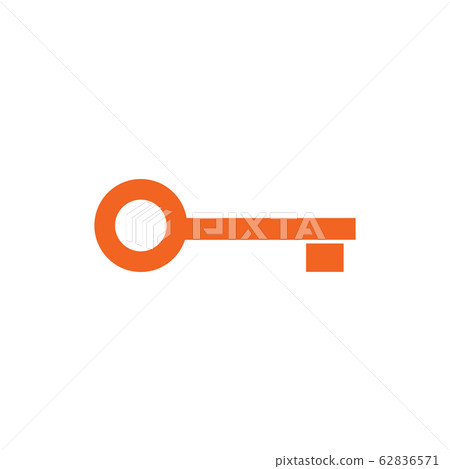Simple key logo icon design vector template - Stock Illustration ...