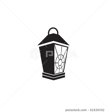 Lantern icon logo design vector template - Stock Illustration [62836592 ...