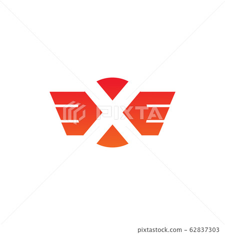 X letter initial icon logo design vector template - Stock Illustration ...
