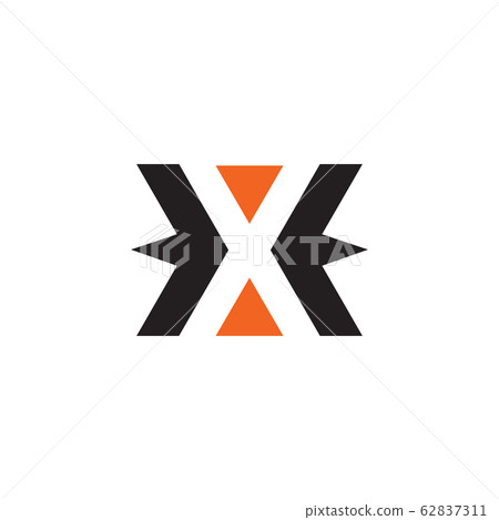 X letter initial icon logo design vector template - Stock Illustration ...