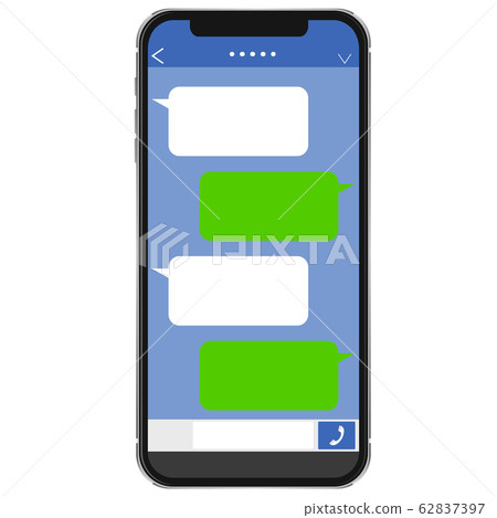 Smartphone (SNS) - Stock Illustration [62837397] - PIXTA