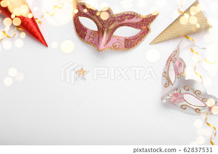 Two carnival masks - Stock Photo [62837531] - PIXTA