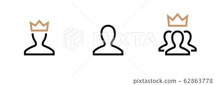 VIP Customer User icon vector. Person Profile... - Stock Illustration ...