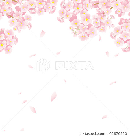 Cherry tree frame 01 - Stock Illustration [62870320] - PIXTA