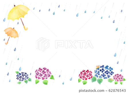 Rainy day frame - Stock Illustration [62876543] - PIXTA