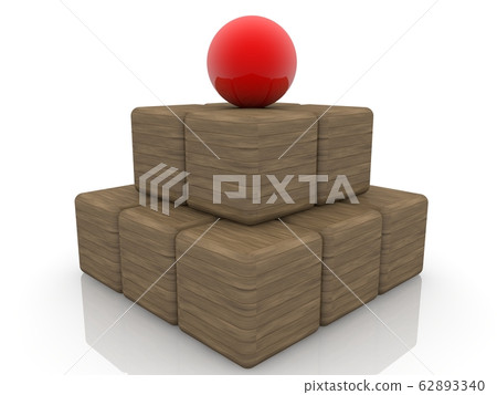 Pyramid building from game blocks - Stock Illustration [62893340] - PIXTA