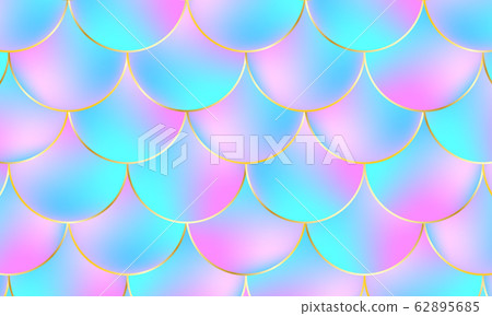 Mermaid scales. Fish squama. Scale pattern. - Stock Illustration ...