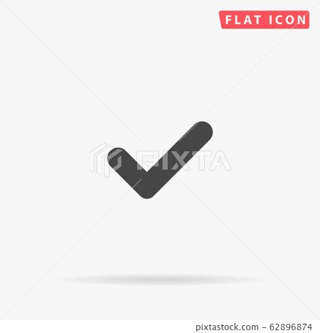 Check flat vector icon - Stock Illustration [62896874] - PIXTA