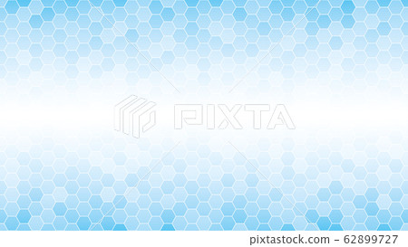 Light blue hexagonal mosaic background - Stock Illustration [62899727 ...