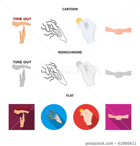 Vector illustration of animated and thumb... - Stock Illustration ...
