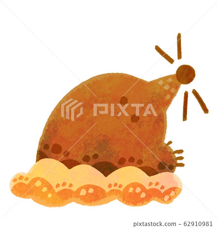 Cute loose mole - Stock Illustration [62910981] - PIXTA