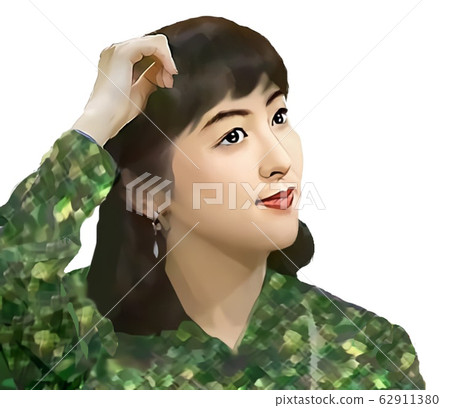 Hesitant beauty - Stock Illustration [62911380] - PIXTA