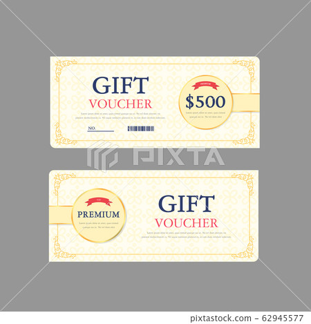 Line corner design coupon background 8 - Stock Illustration [62945577 ...